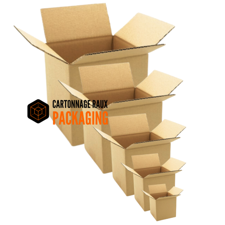 Caisse Galia C13 - 400x300x200 mm - Fond + couvercle | Cartonnage Raux ...